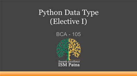 Python Data Type Pptx