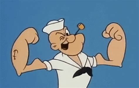 Popeye Powerful  Popeye Mighty Popeye Happy Popeyes Animation