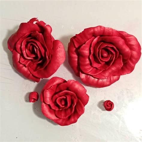 Розы из полимерной глины 72 фото Polymer Clay Craft