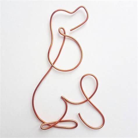 Cocker Spaniel And Springer Spaniel Wire Dog Silhouette Wall Etsy Uk