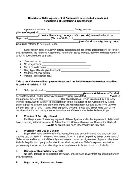 Conditional Contract Fill Out And Sign Online Dochub