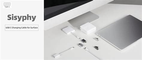 Sisyphy Surface Connect To Usb C Charging Cable Compatible For Microsoft Surface Pro7 Go2 Pro6 5