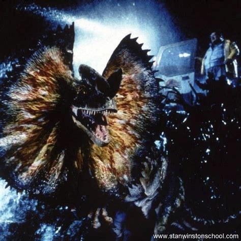 Dilophosaurus From Jurassic Park The Legendary Spitter