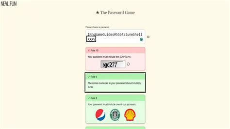 Regla 9 Dthe Password Game Números Romanos Que Se Multiplican Por 35 Mundotrucos