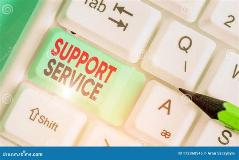 Handwriting Text Writing Support Service Concept Meaning Activity For Execution Of A Product Or