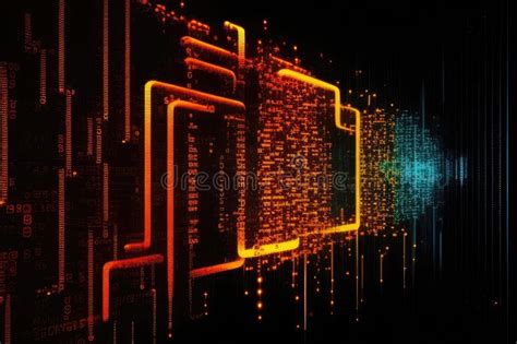 Abstract Binary Digital Code Stock Illustration Illustration Of Cyberspace Binary 15734207