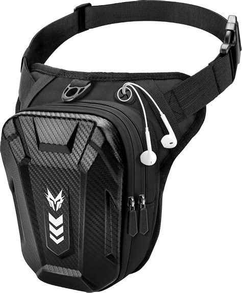 Rolgno Beintasche Motorrad Bauchtasche Gürteltasche Herren Damen