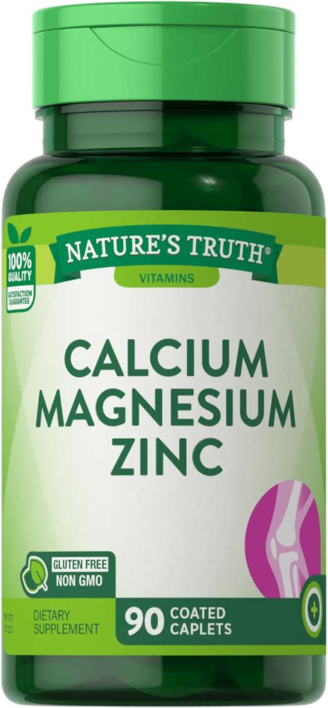 NATURE'S TRUTH Calcium, Magnesium, Zinc x 90 tabl | Subra