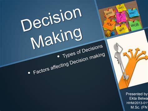Factors Affecting Decision Making Pptx