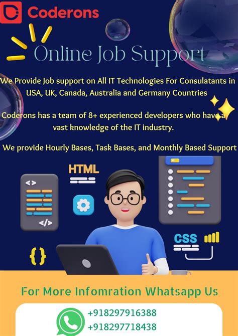Coderons On Linkedin Jobsupport Projectsupport Support
