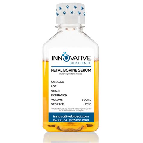 Fetal Bovine Serum Innovative Bioscience