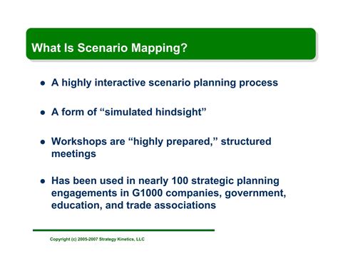Scenario Mapping Introduction Pdf