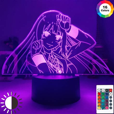Led Anime Kakegurui Figure Model Toys Jabami Yumeko Action Figures Acrylic D Led