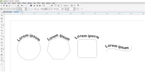 how to curve text in coreldraw void graphics