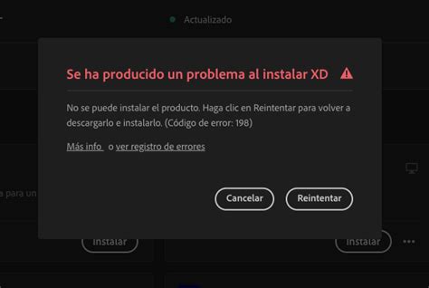 Solved Cant Install Adobe Xd Error Code 198 Adobe Community