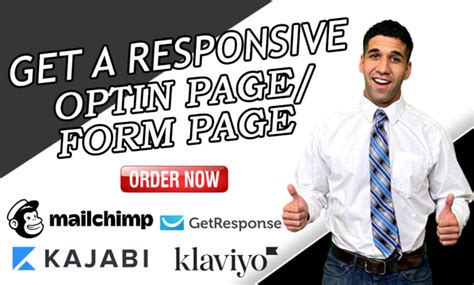 Create A Responsive And Professional Optin Form Landing Page For Sales Funnel By Ojebbode11