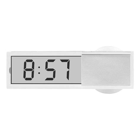 VIVIDCRAFT Digital In LCD Display Sucker Type Clock Temperature New Thermometer Walmart Com