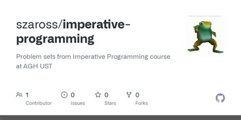Github Szarossimperative Programming Problem Sets From Imperative