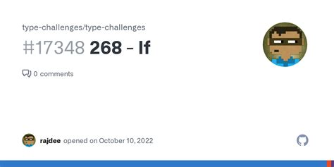268 If · Issue 17348 · Type Challengestype Challenges · Github