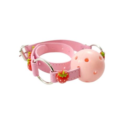 Pink Strawberry Ballgag I Decorated Radorablebdsm