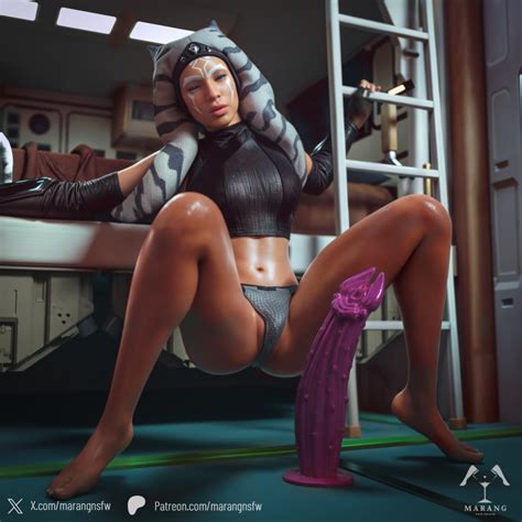 Rule 34 Ahsoka Tano Dyldo Female Female Posing Female Room Jedi Male Marangnsfw Solo Solo