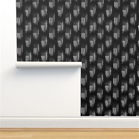 Corrections Flag Thin Grey Line Flag Wallpaper Spoonflower