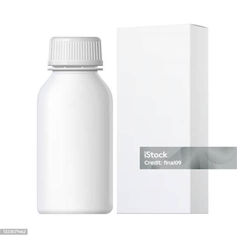 차가운 사실적인 흰색 플라스틱 병 제품 포장 화장품 의학 0명에 대한 스톡 벡터 아트 및 기타 이미지 0명 3차원 형태 개체 그룹 Istock