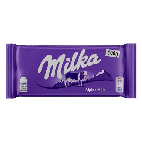 Chocolate ao Leite Alpine Milk Milka Pacote 100g | DELMUND