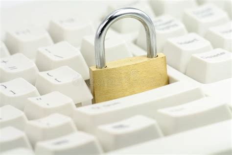 Lock And Keyboard Stock Image Image Of Keyboard Communication 1651989