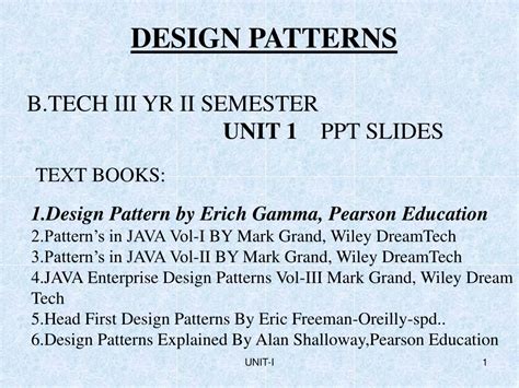 PPT Unveiling Design Patterns Solutions To Repeated Programming Challenges PowerPoint