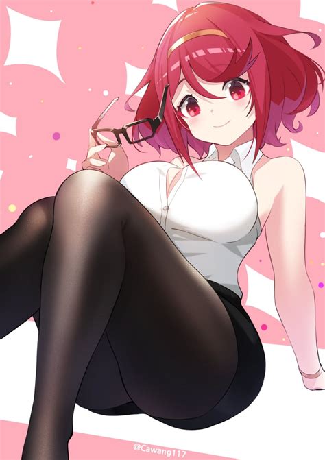 Pyra Xenoblade Chronicles And More Drawn By Cawang Danbooru