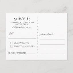 RSVP Autumn Orange Matching RSVP Wedding PostCard Zazzle