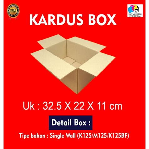 Jual Kardus Karton Box X X Cm Kotak Dus Packing Polos Shopee Indonesia