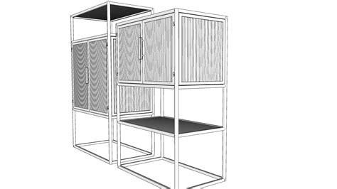 Dutchbone Boli Cabinet Medium And Small 3d Model Turbosquid 2181143