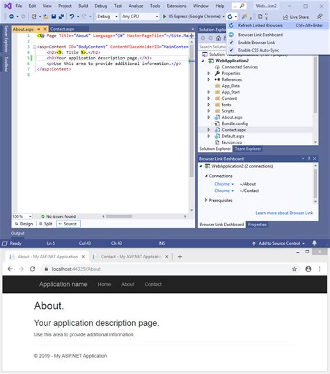 Html A Browser Link Alternative For Visual Studio Making Visual Studio Perfect