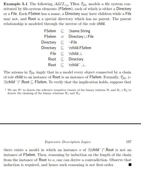 proof an example from description logic handbook stack overflow