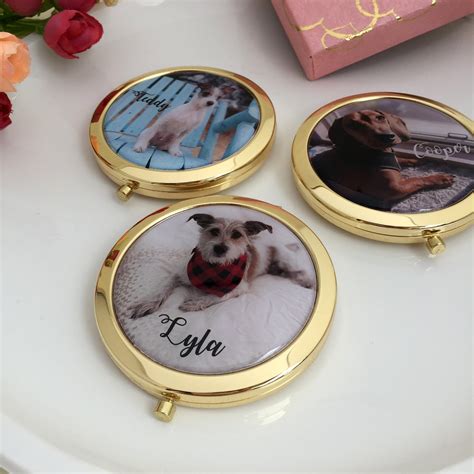 Personalized Compact Mirror Custom Photo Compact Mirror Etsy