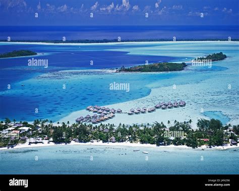 French Polynesia Bora Bora Lagoon Holidays Attachment Aerial Shots