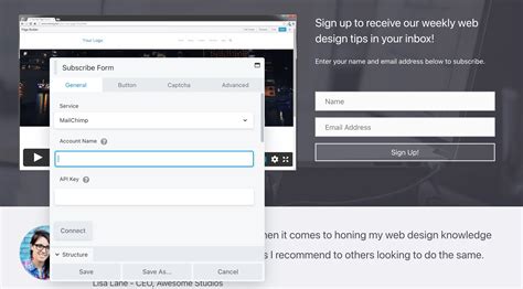How To Integrate Beaver Builder And Mailchimp Beaver Builder