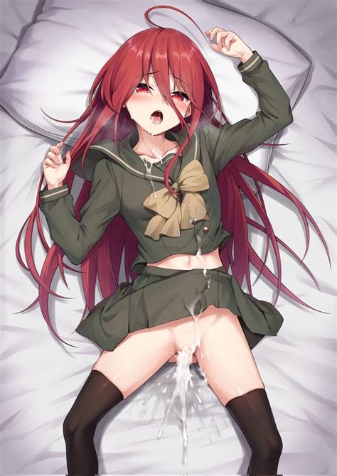 Henria Shana Shakugan No Shana Corrupted Twitter File Highres 1girl Aftersex Ahoge Bed