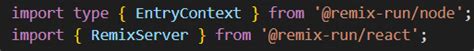 113 114 Remix Runserver Runtime Entrycontext Is Not Assignable