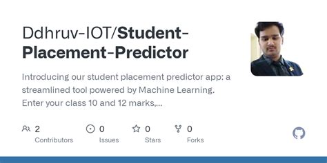Github Ddhruv Iot Student Placement Predictor