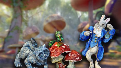 Чеширский кот и Кролик из Алисы в стране Чудес Youtube