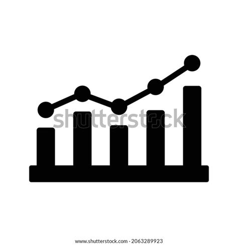 Analytics Graph Growth Icon Black Vector Stock Vector Royalty Free 2063289923 Shutterstock