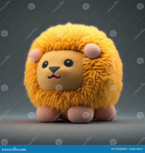 Cute Squishy Octopus Plush Toy Royalty Free Illustration