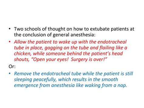Extubation Protocol In The Or And Icu Pdf