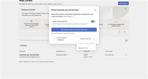 Tailscale Web App Ui Screen Examples