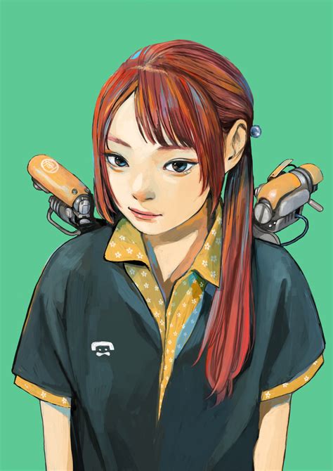 Safebooru 1girl Absurdres Black Shirt Brown Hair Closed Mouth