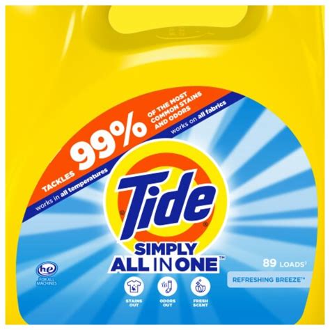 Tide Simply Clean And Fresh Liquid Laundry Detergent Refreshing Breeze