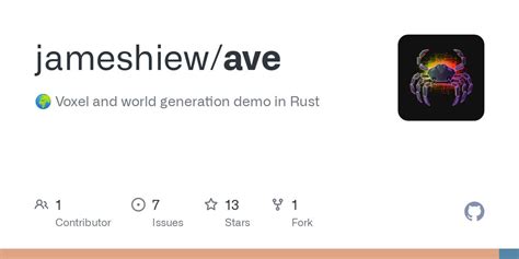 Github Jameshiewave Voxel Based World Generation In Rust Rvoxelgamedev